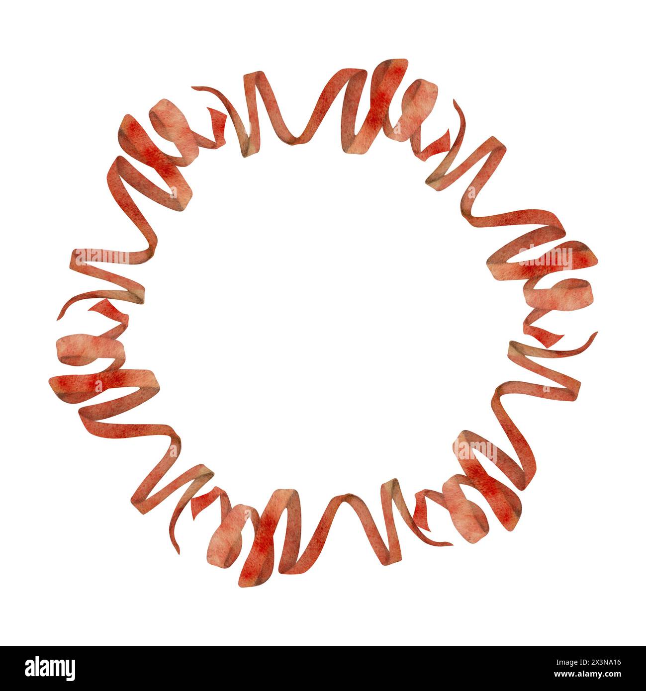 Hand drawn watercolor illustration sewing craft embroidery supplies ...