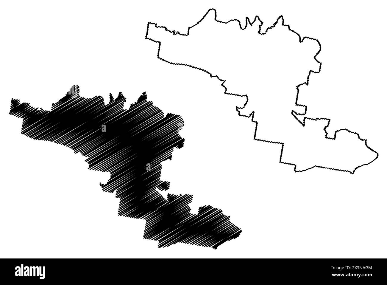 Maitland vector map vector vectors hi-res stock photography and images ...