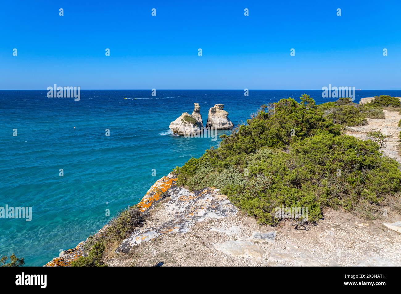 Two Stacks of the beach called of the Two Sisters in the village of ...