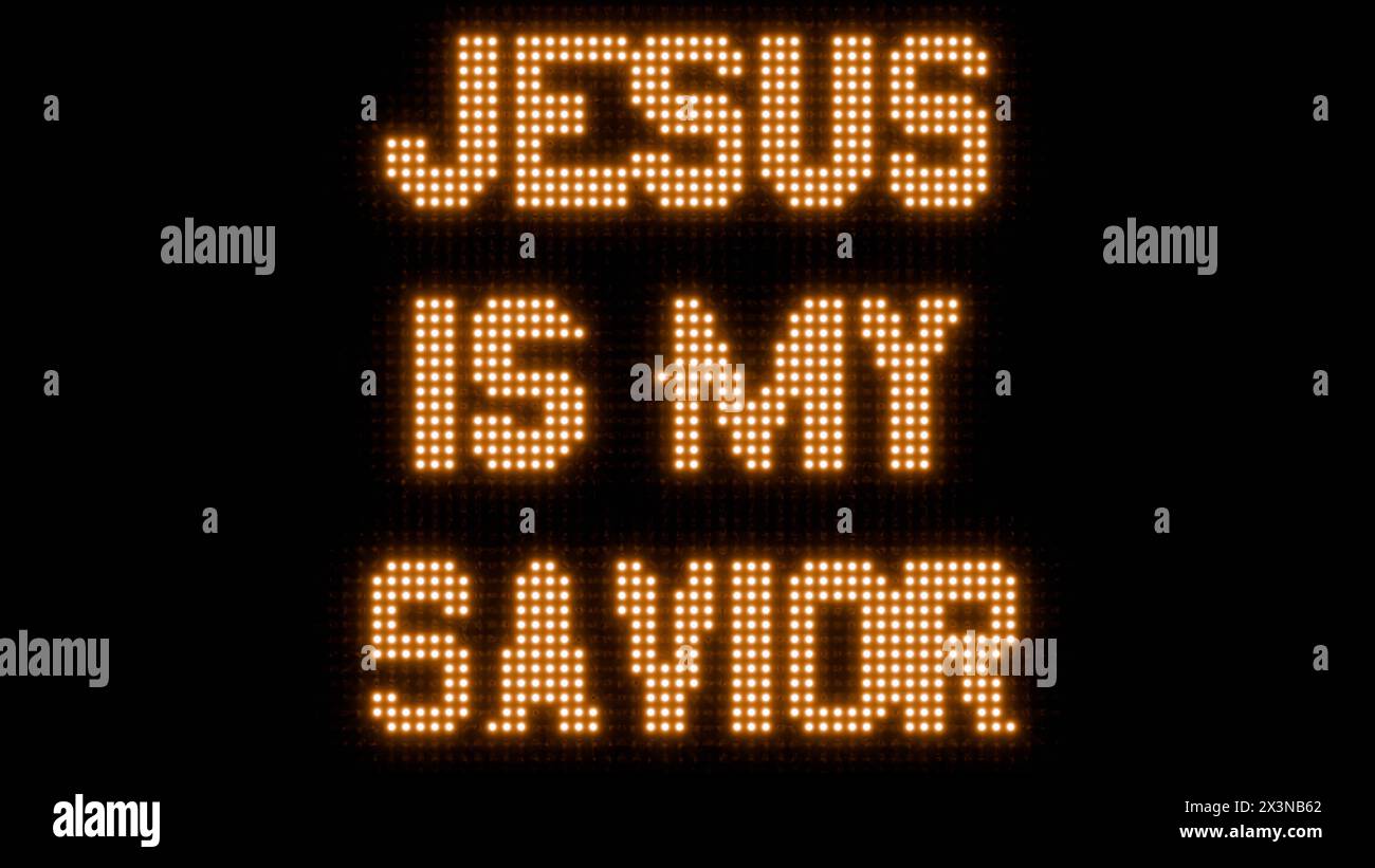 Savior word sign hi-res stock photography and images - Alamy