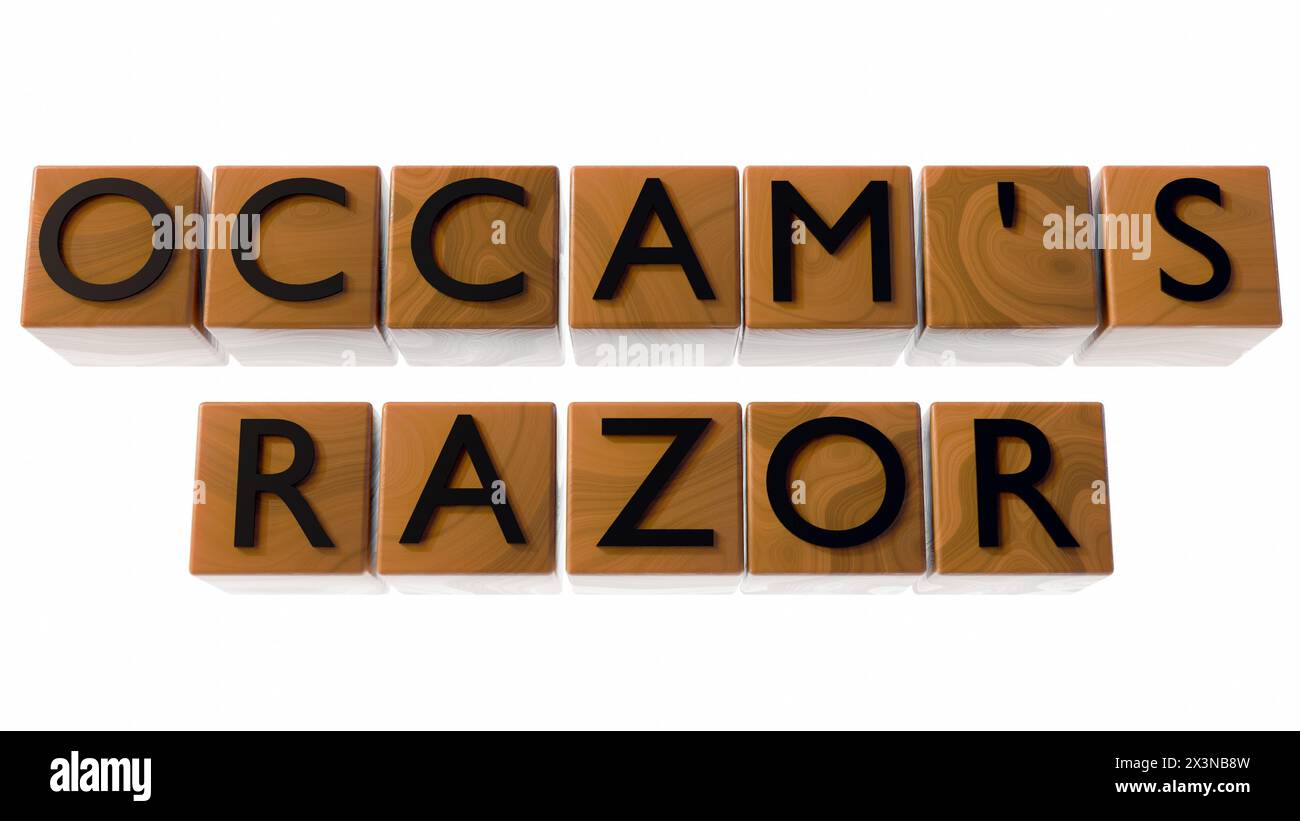 Law of parsimony hi-res stock photography and images - Alamy