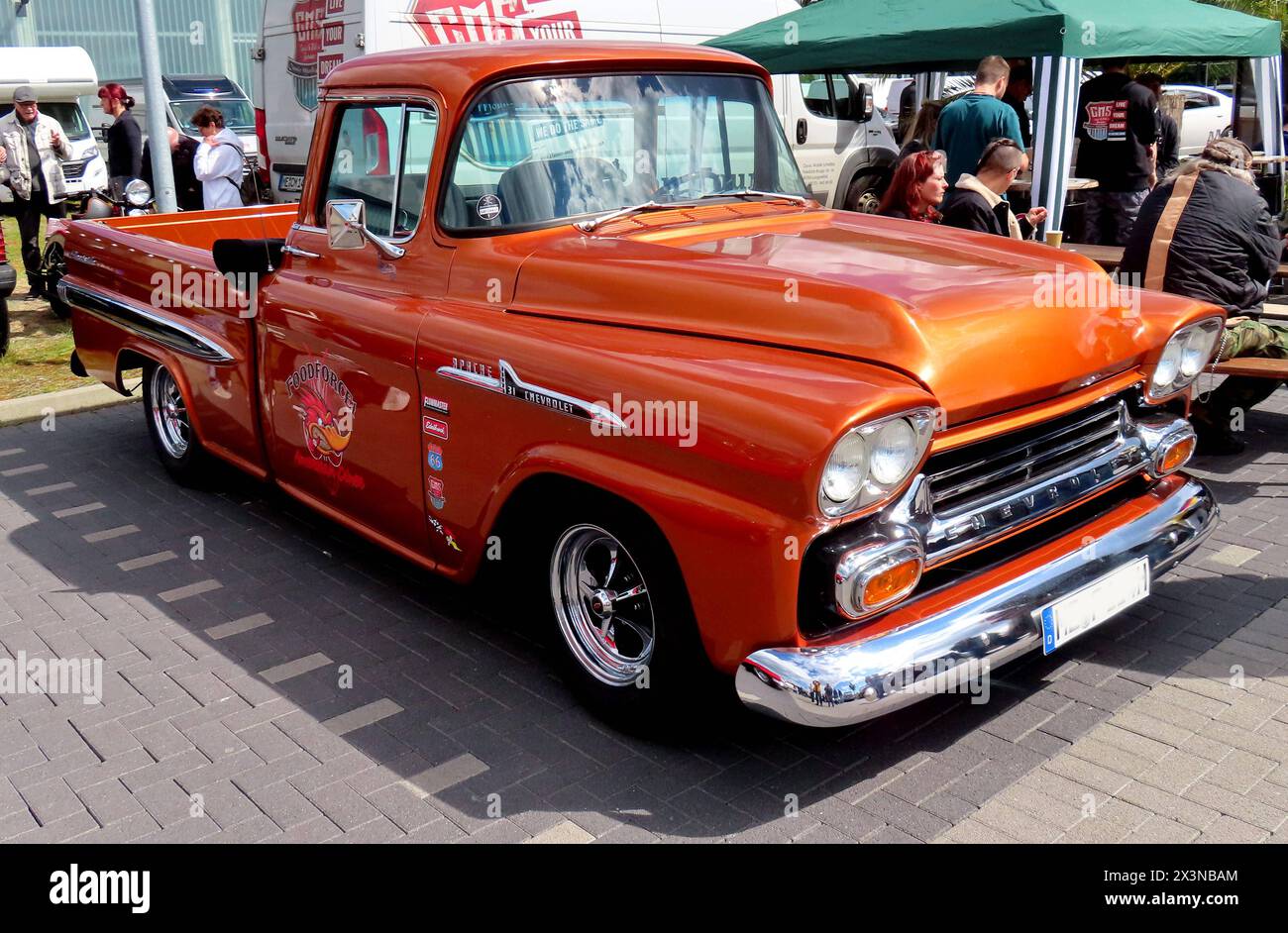 Macht richtig was her, dieser Chevrolet Apache Pick up. Super gepflegt ...