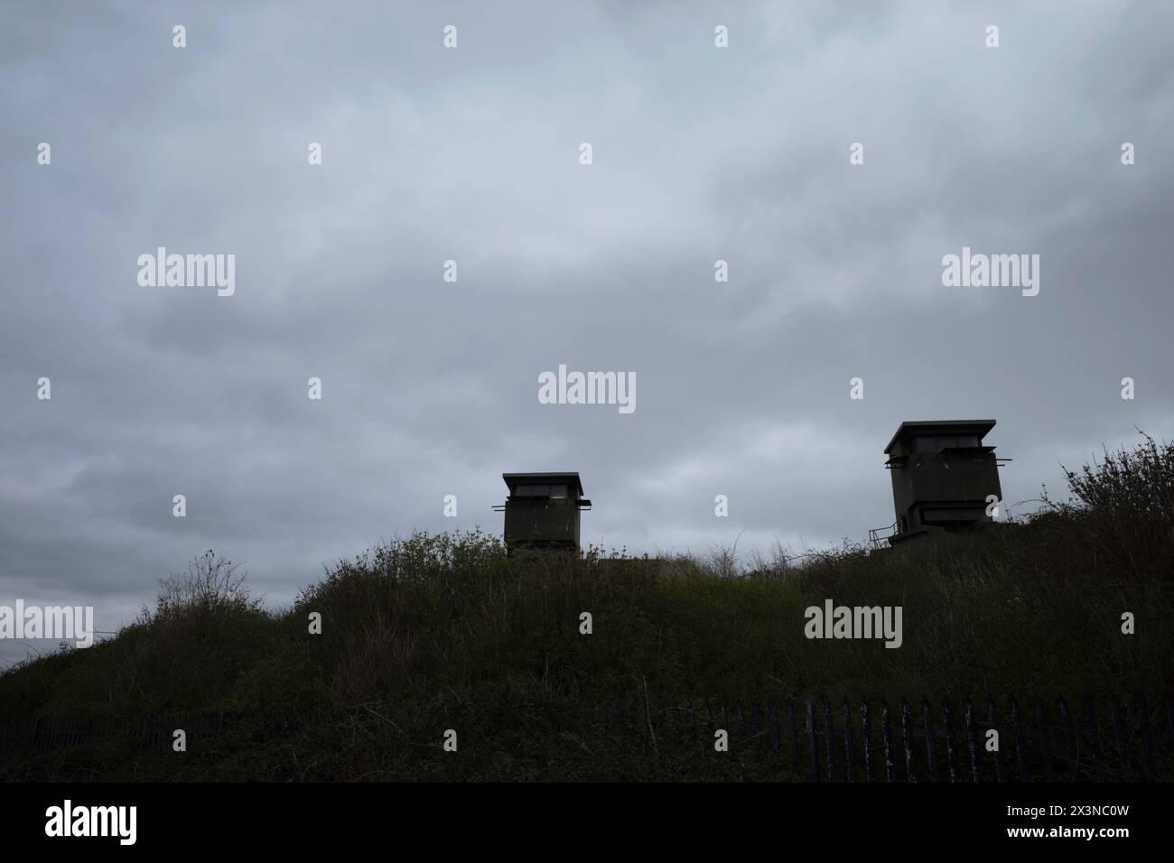 World war two concrete look out towers hi-res stock photography and ...