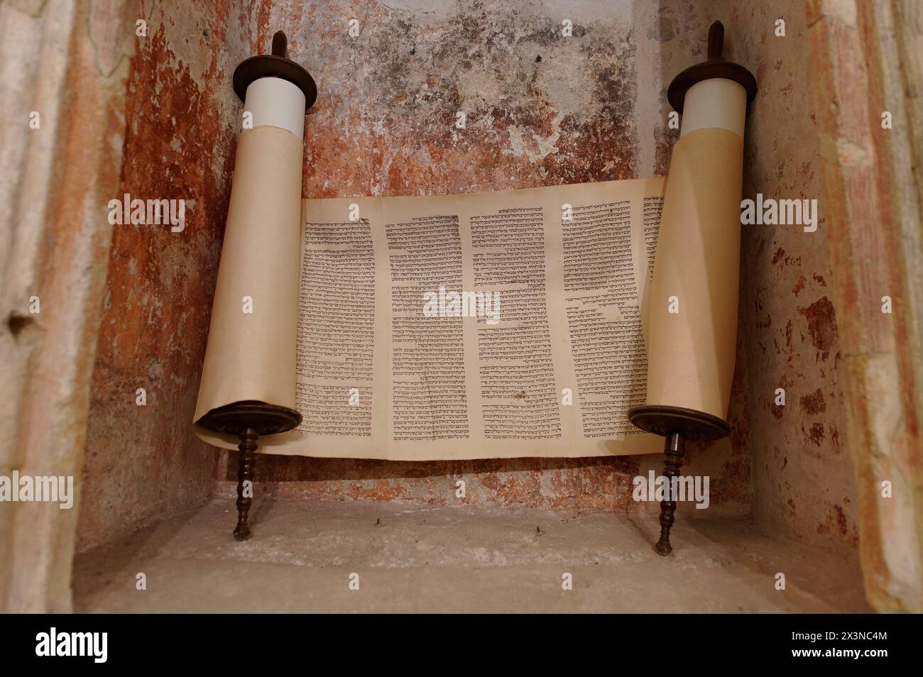 Sopron, Hungary. The Sopron Synagogue Museum. Men's Synagogue (Torah ...
