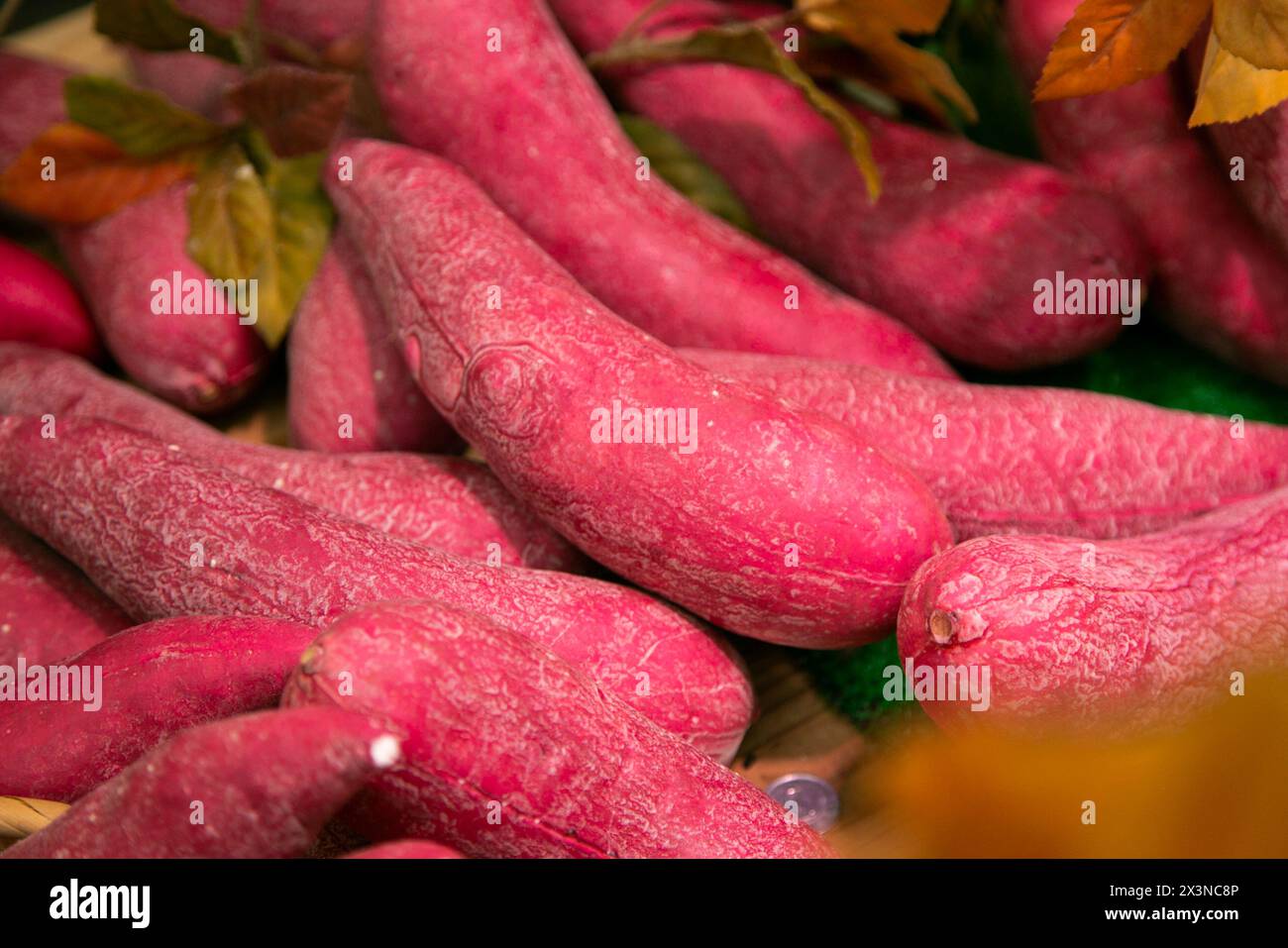 Japanese Sweet Potatoes (Yaki Imo) in a street food stall in Osaka ...
