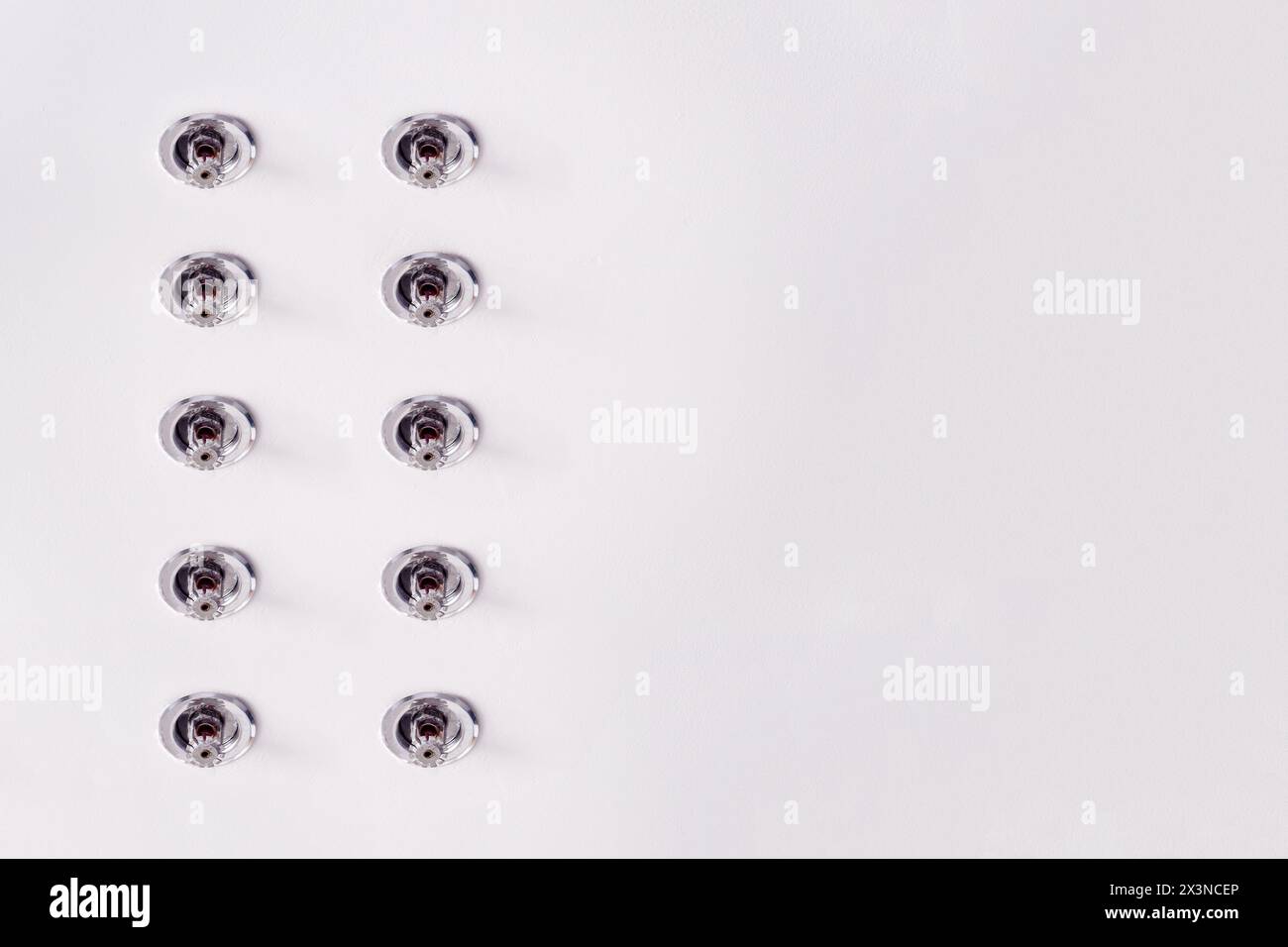 fire detector and automatic ceiling Fire Sprinkler Stock Photo - Alamy