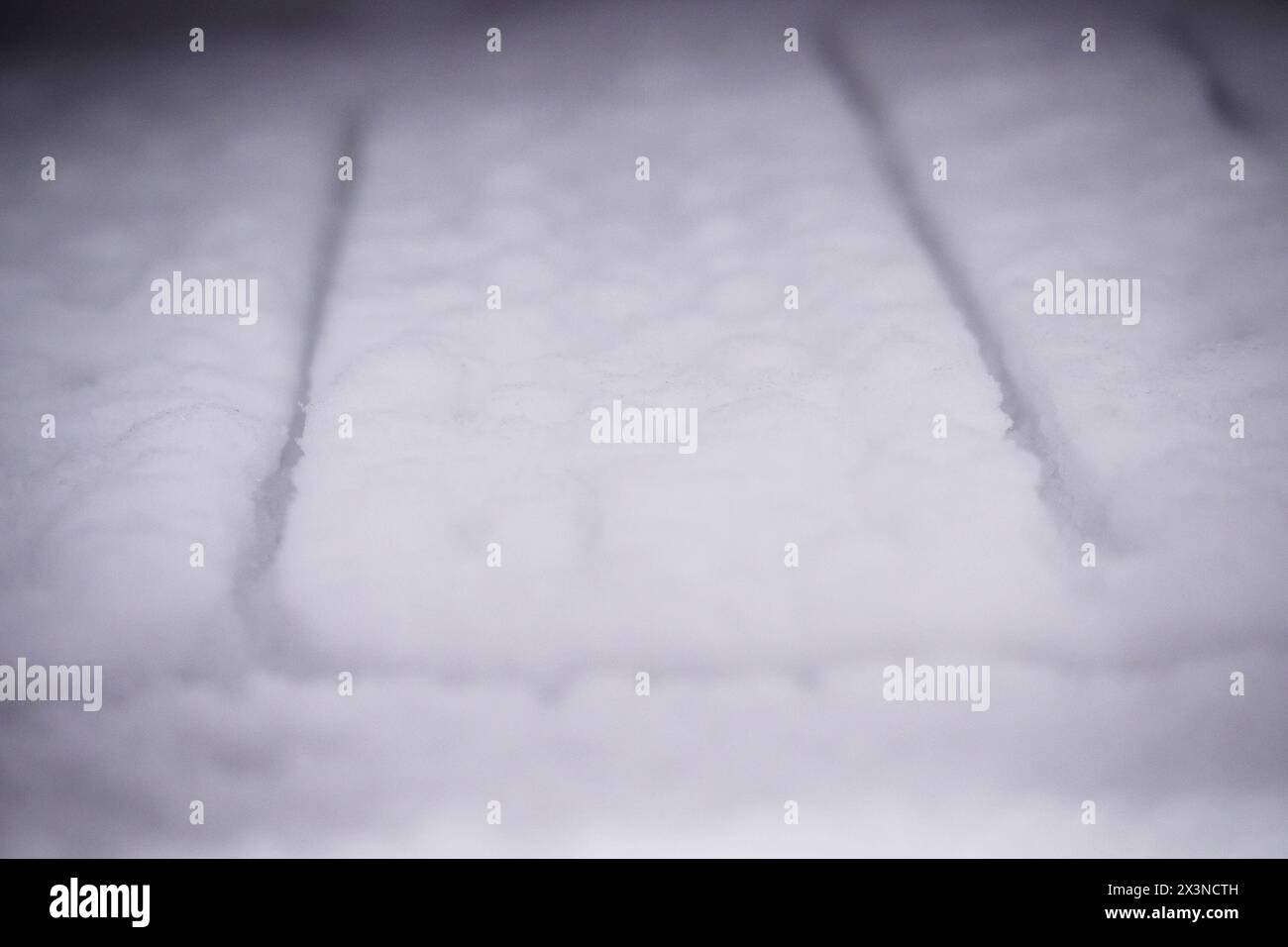 frozen Ice buildup in the freezer of refrigerator Stock Photo - Alamy
