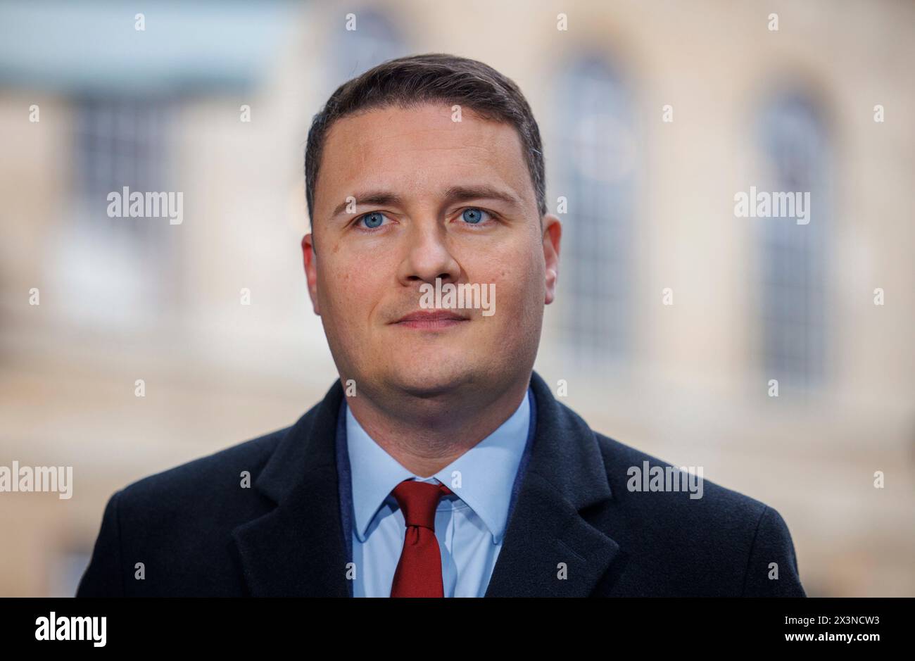 London, UK. 28th Apr, 2024. Wes Streeting, Shadow Secretary of State ...