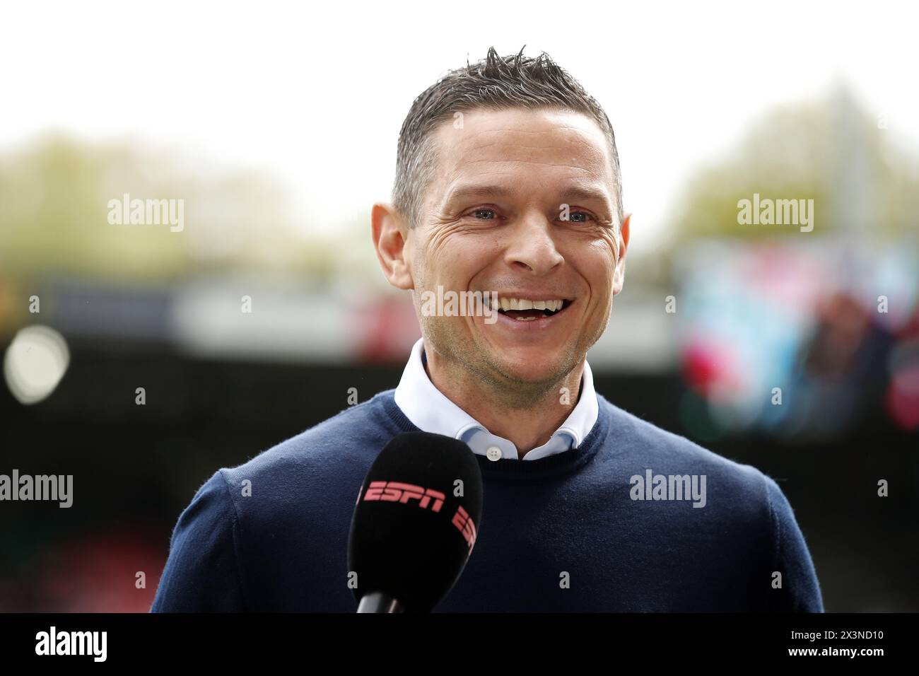 NIJMEGEN - NEC Nijmegen coach Rogier Meijer during the Dutch Eredivisie ...