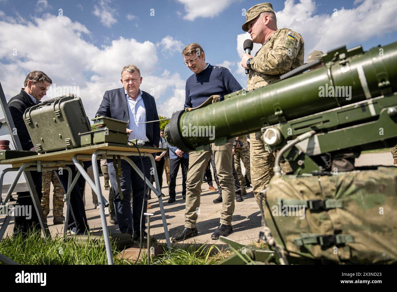 Danish Foreign Minister Lars Loekke Rasmussen, poltician Christian ...