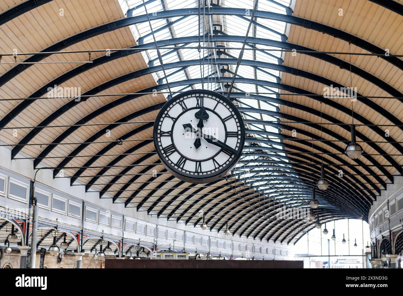 Newcastle England United Kingdom 23rd April 2024 Newcastle Station ...