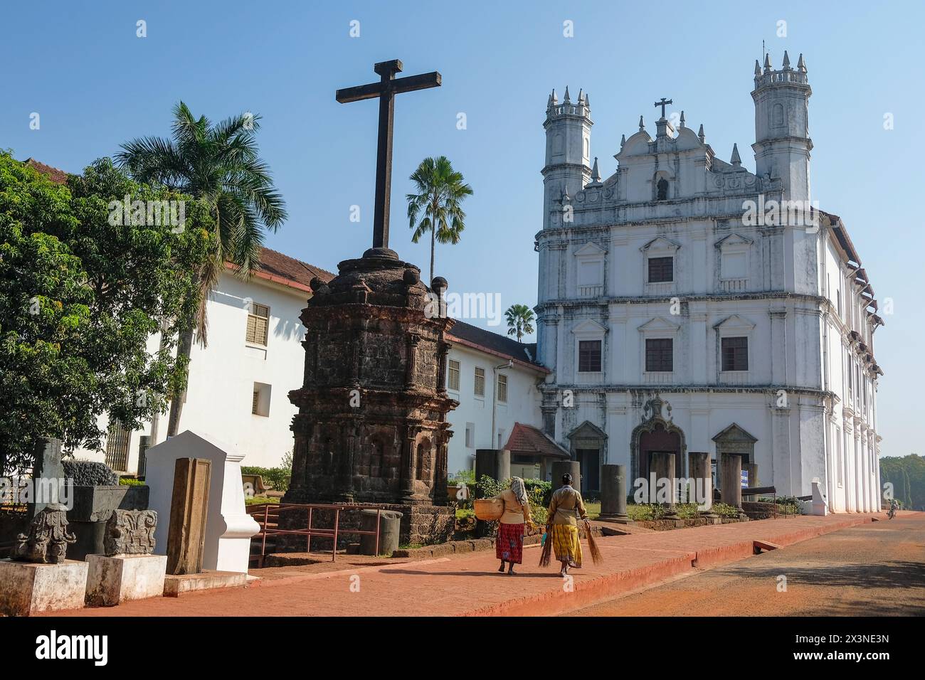 Old Goa, India - February 2, 2024: Church of Saint Francis of Assisi ...