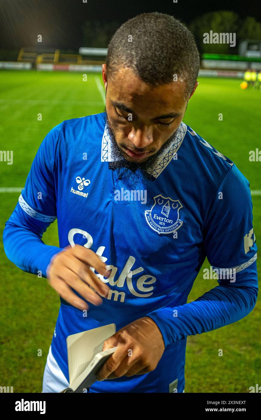 Arnaut Danjuma, Everton Football Club Stock Photo - Alamy