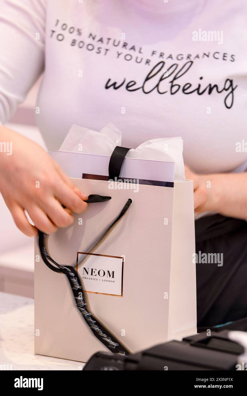 Neom store opening wellbeing Stock Photo - Alamy