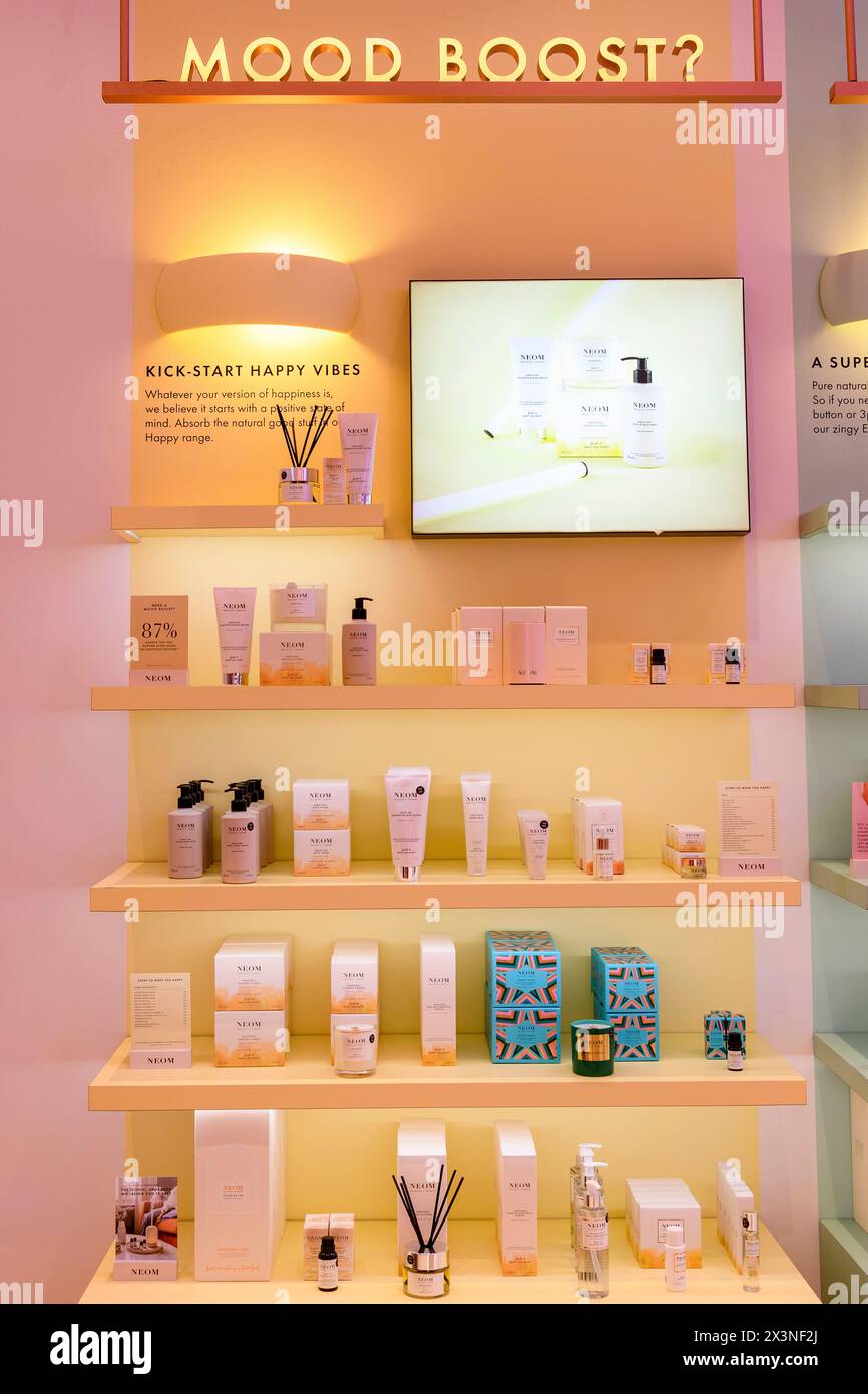 Neom store opening wellbeing Stock Photo - Alamy