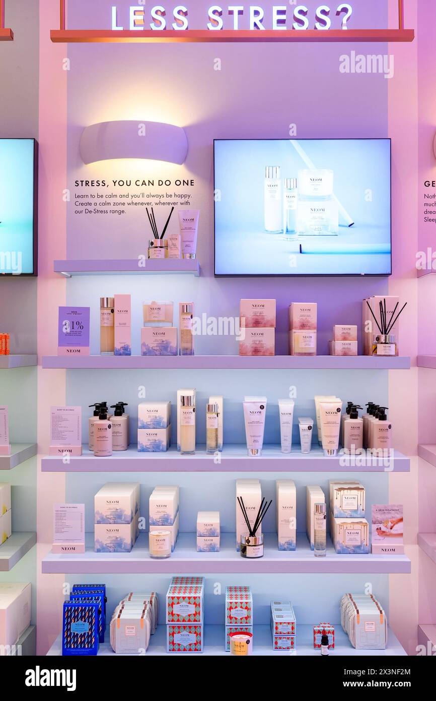 Neom store opening wellbeing Stock Photo - Alamy
