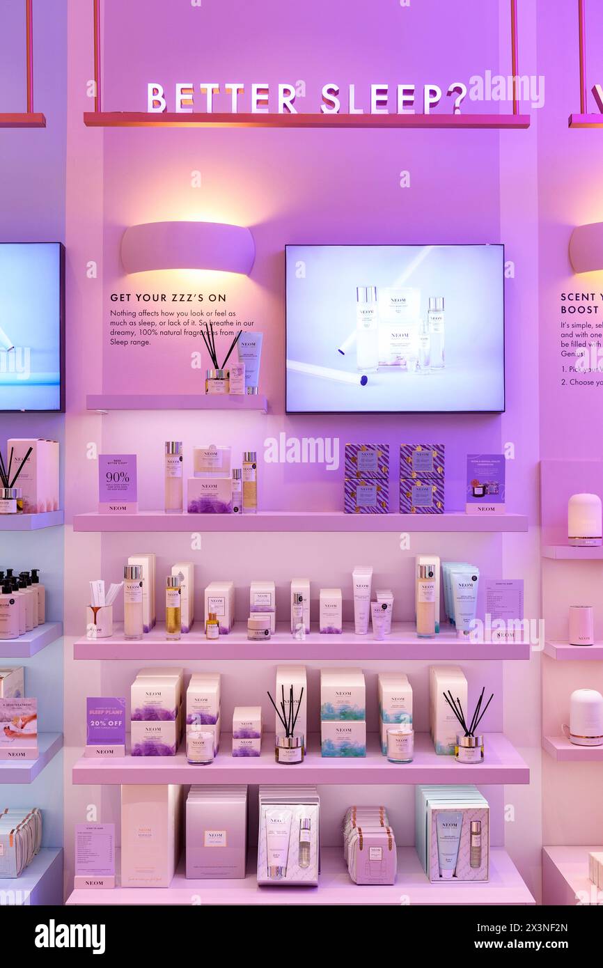 Neom store opening wellbeing Stock Photo - Alamy