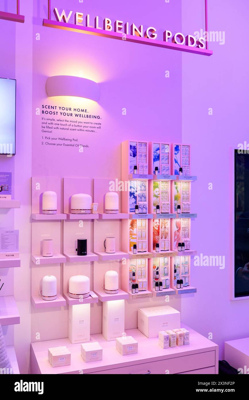 Neom store opening wellbeing Stock Photo - Alamy