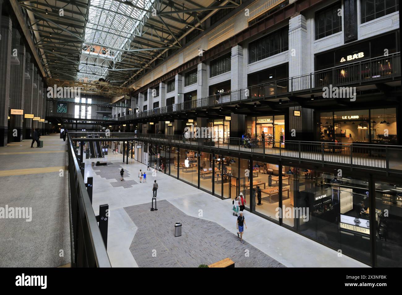 The Interior Turbine Hall of Battersea Power Station, Battersea, London ...
