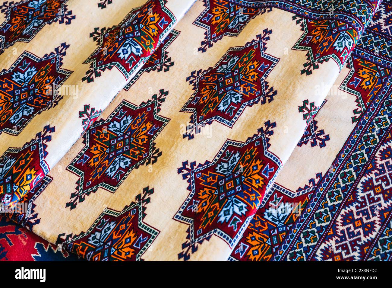 Colorful expensive modern oriental Arabic carpet on the market in ...