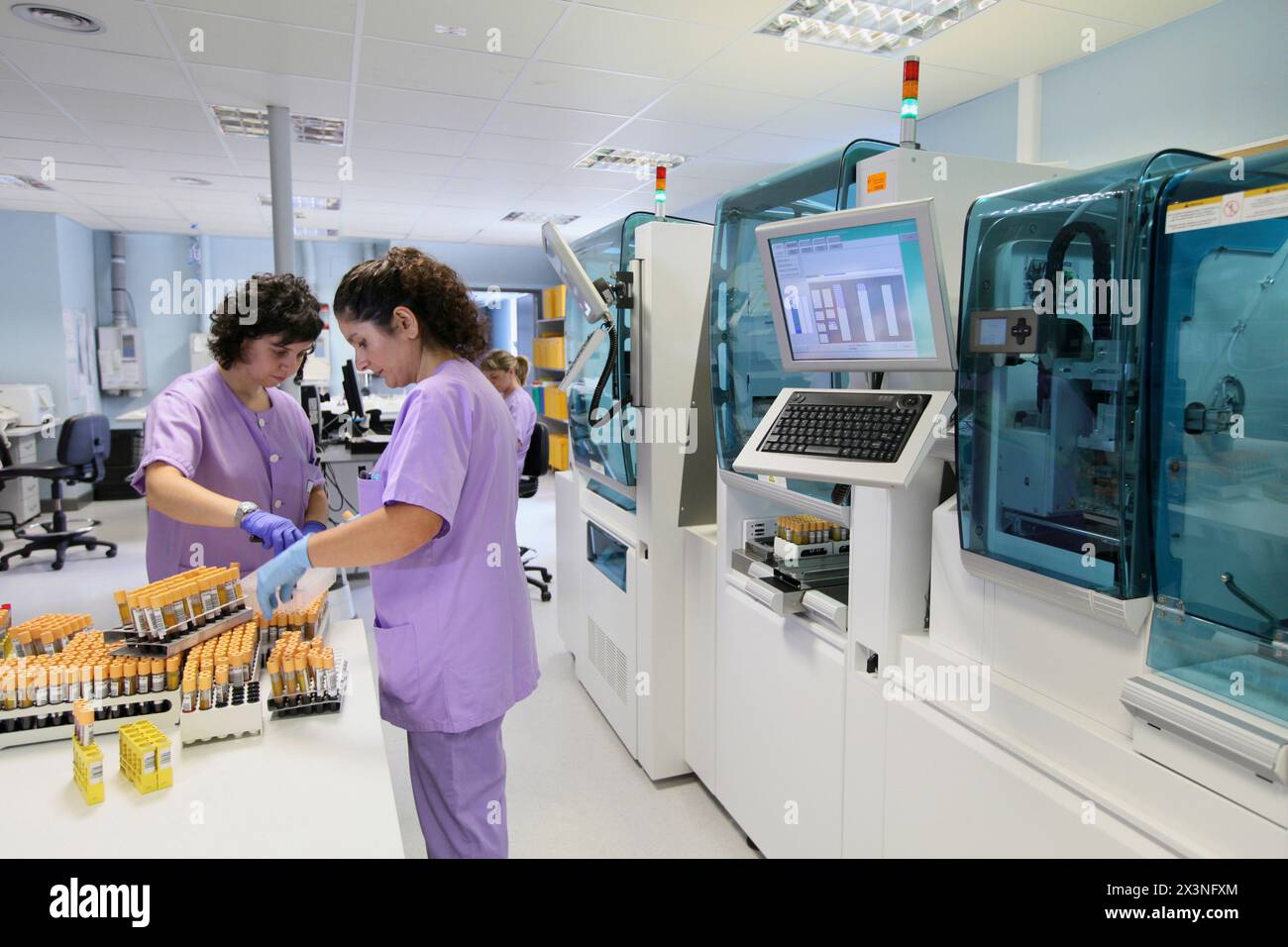 Automatic Specimen Distributor, Hemotherapy, Hematology Laboratory ...