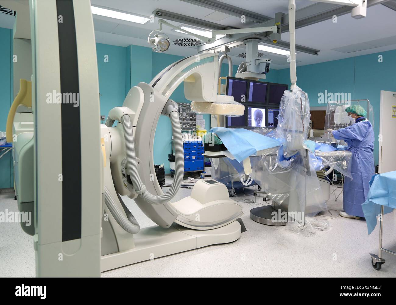 Surgery preparation, Planification, Interventional Neuroradiology ...