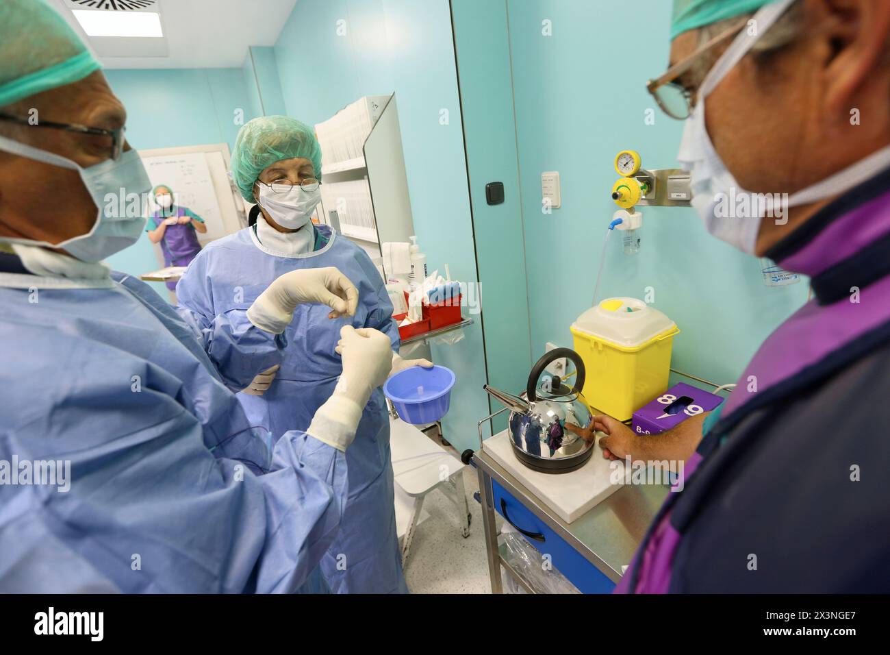 Surgery preparation, Planification, Interventional Neuroradiology ...