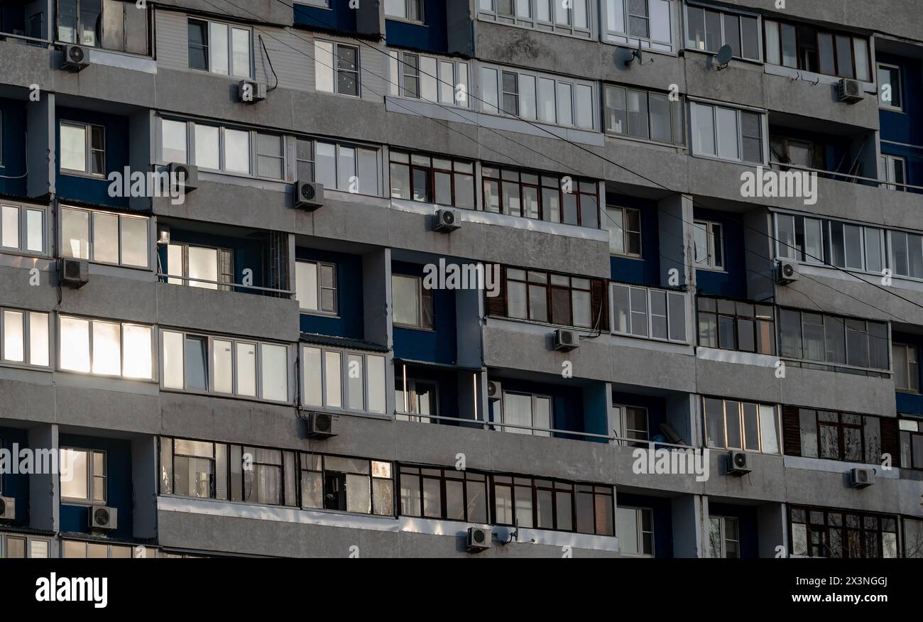 Typical soviet residential area hi-res stock photography and images - Alamy