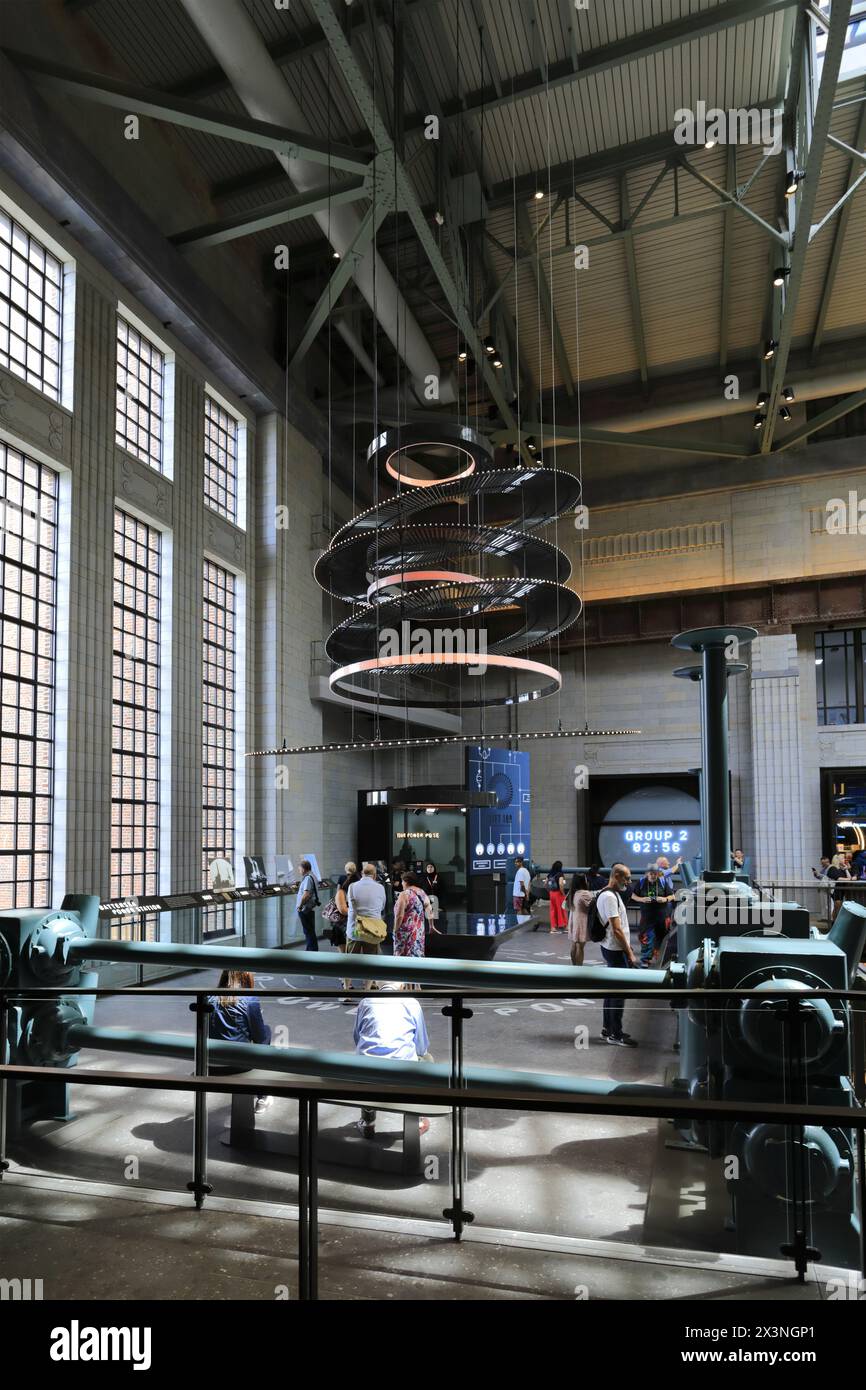 Interactive displays in Battersea Power Station, Battersea, London ...