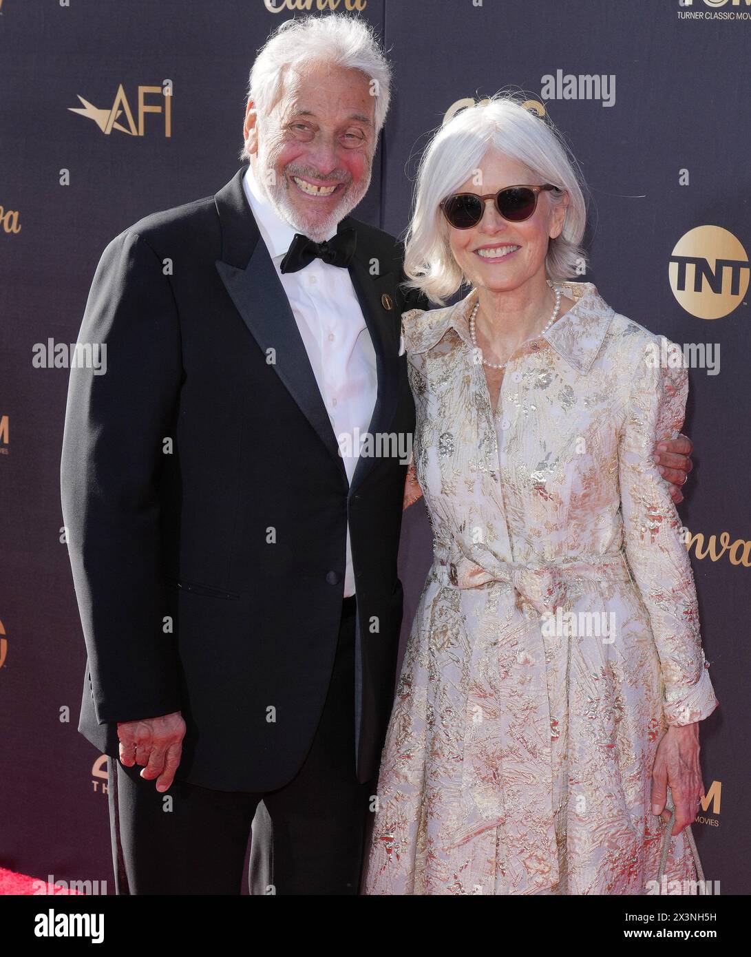 Los Angeles, USA. 27th Apr, 2024. (L-R) Hawk Koch and Molly Jordan Koch ...