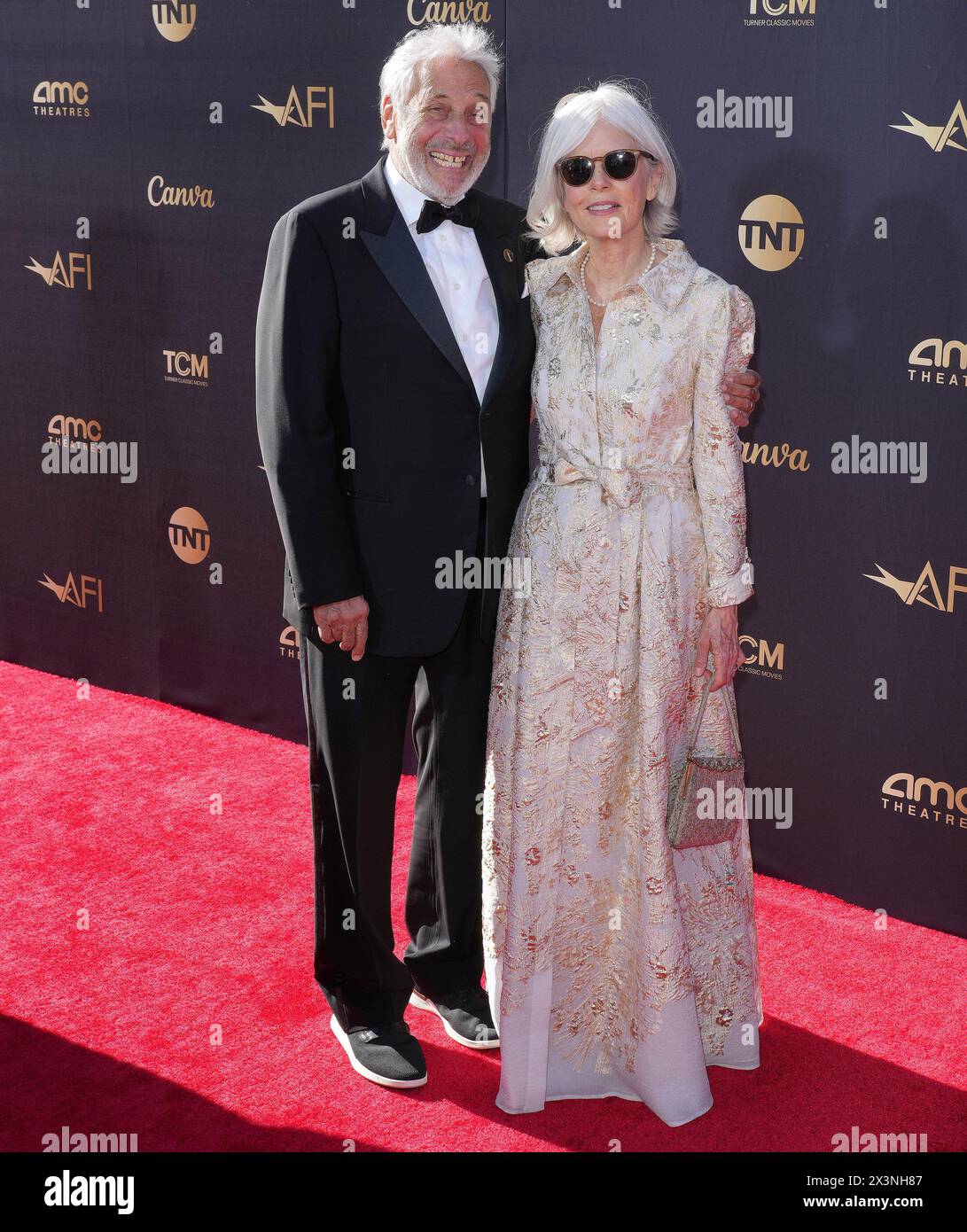 Los Angeles, USA. 27th Apr, 2024. (L-R) Hawk Koch and Molly Jordan Koch ...