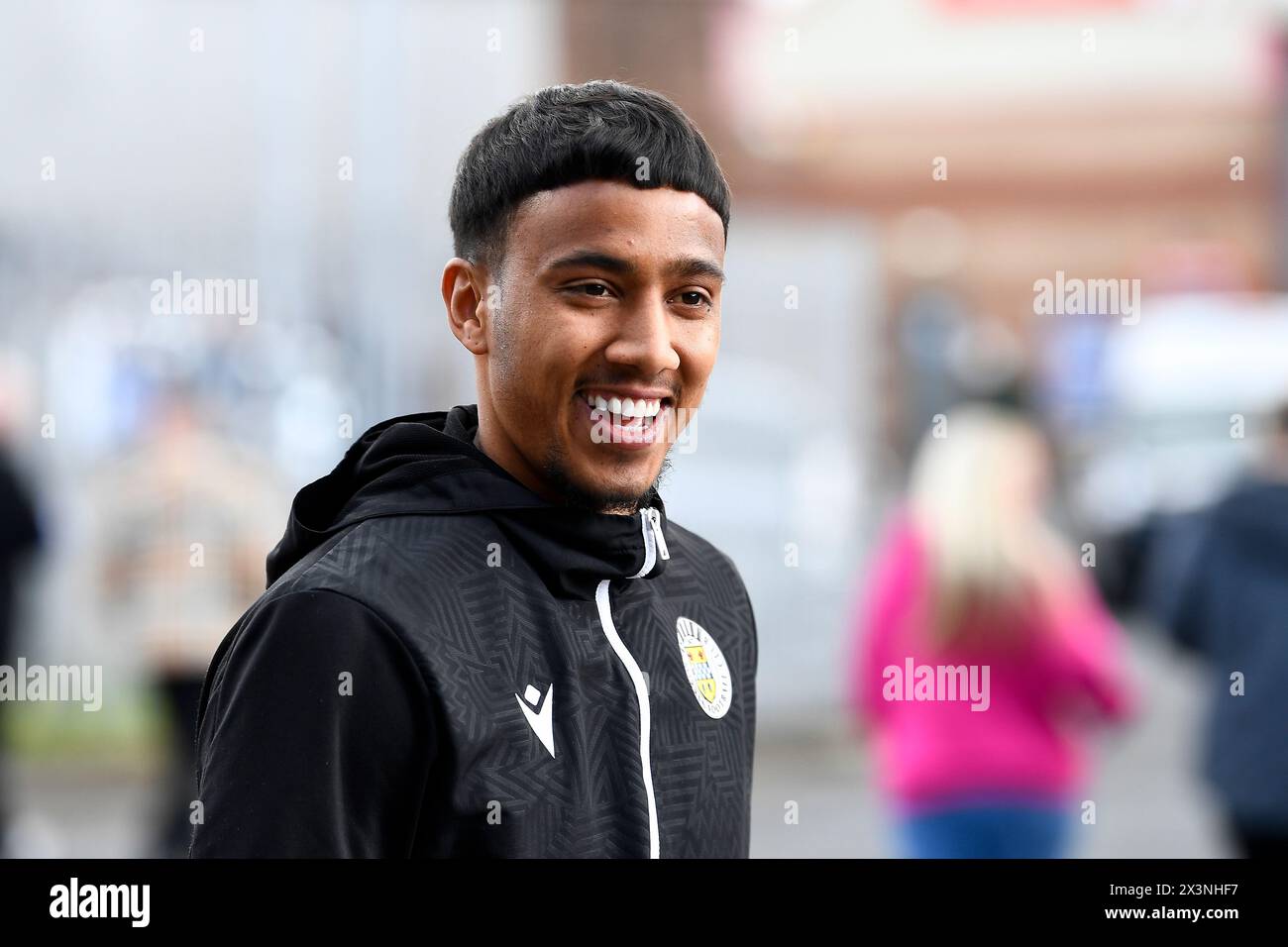 St Mirren's Keanu Baccus ahead of the cinch Premiership match at The ...