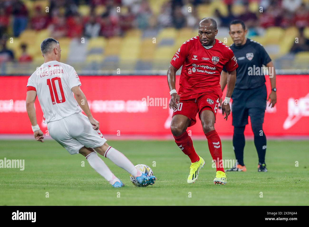 Kuala Lumpur, Malaysia. 27th Apr, 2024. Luis Garcia of Liverpool Reds ...