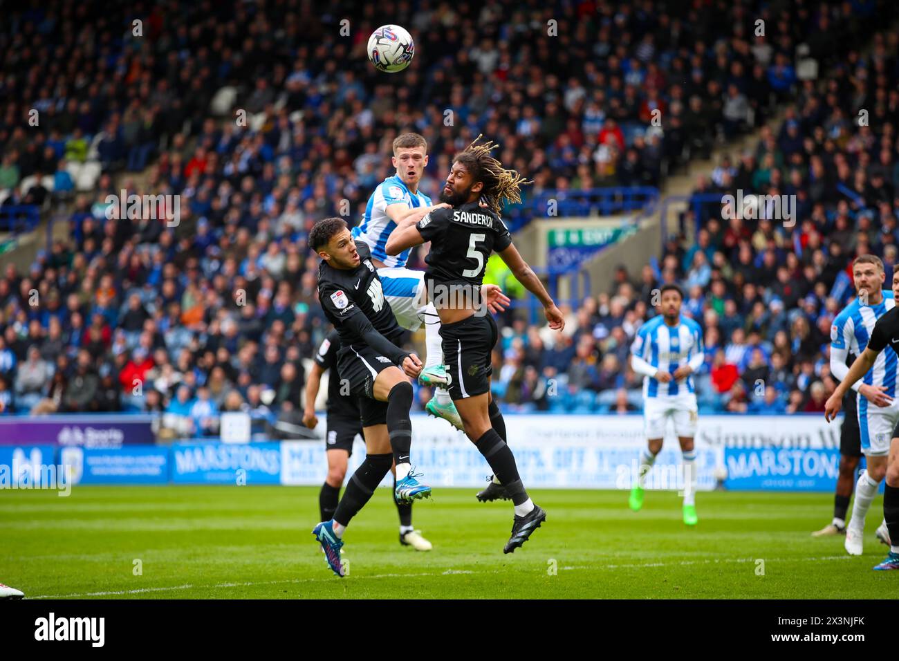 John Smith's Stadium, Huddersfield, England - 27th April 2024 Rhys ...