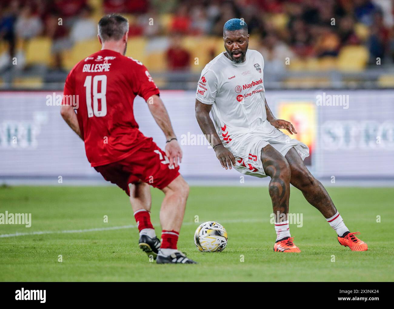 Kuala Lumpur, Malaysia. 27th Apr, 2024. Keith Gillespie of Manchester ...