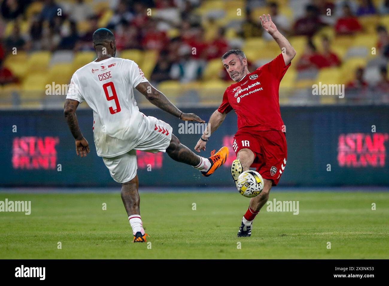 Kuala Lumpur, Malaysia. 27th Apr, 2024. Djibril Cisse of Liverpool Reds ...