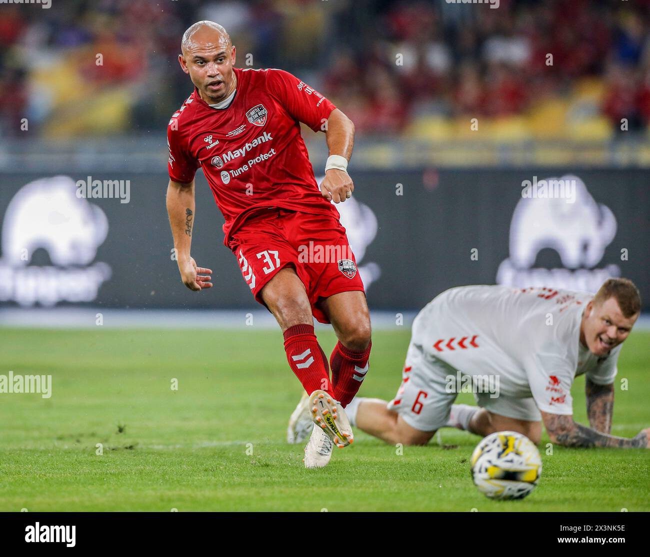 Kuala Lumpur, Malaysia. 27th Apr, 2024. Danny Webber of Manchester Reds ...