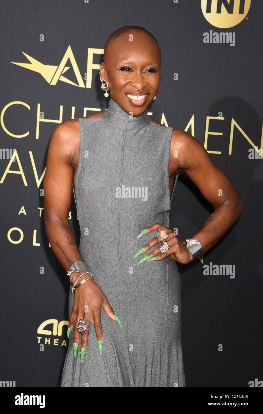 Hollywood, Ca. 27th Apr, 2024. Cynthia Erivo at the 49th AFI Life ...