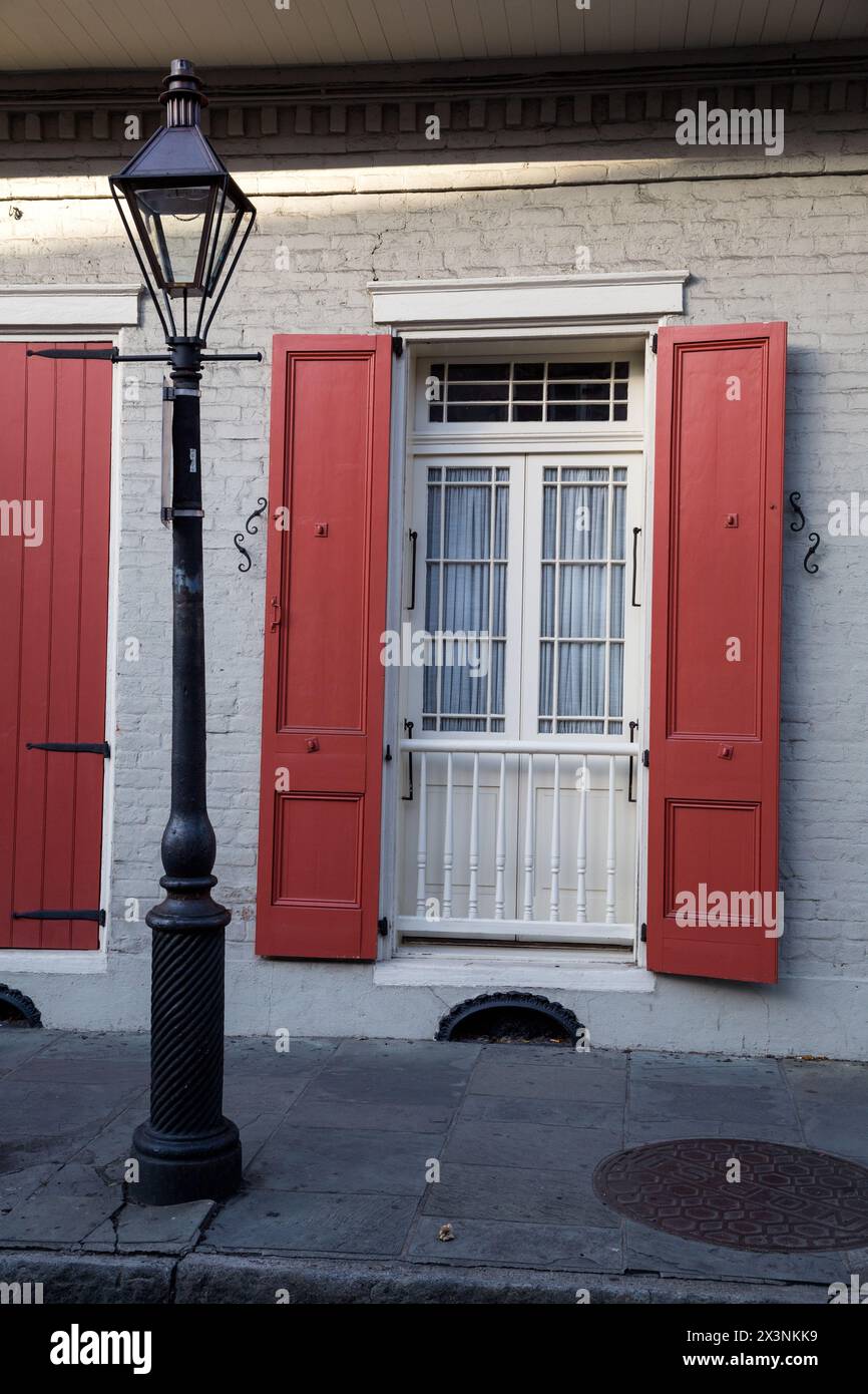 New Orleans, Louisiana. French Quarter, Creole Cottage House Style ...