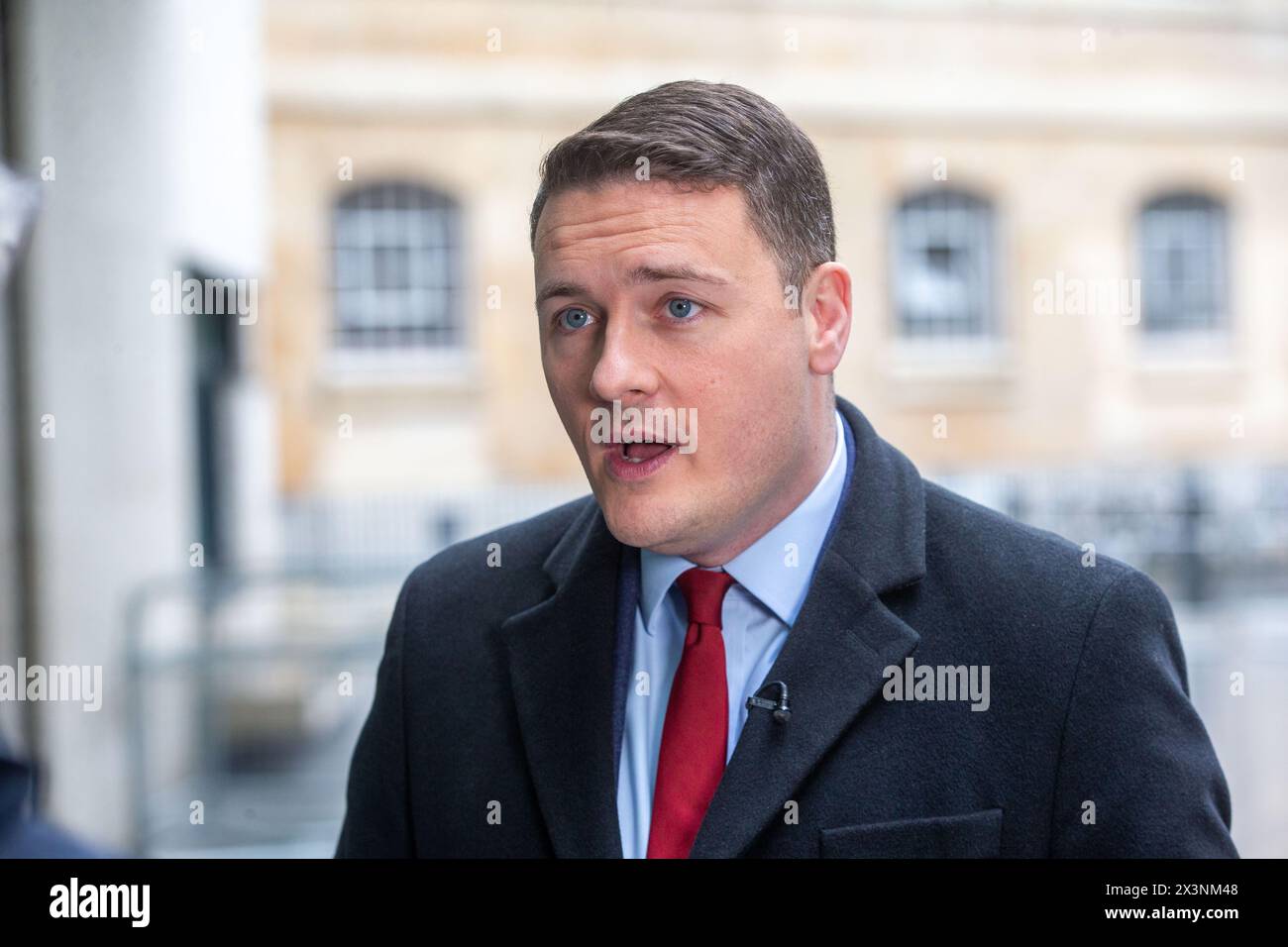 London, England, UK. 28th Apr, 2024. Shadow Secretary of State for ...