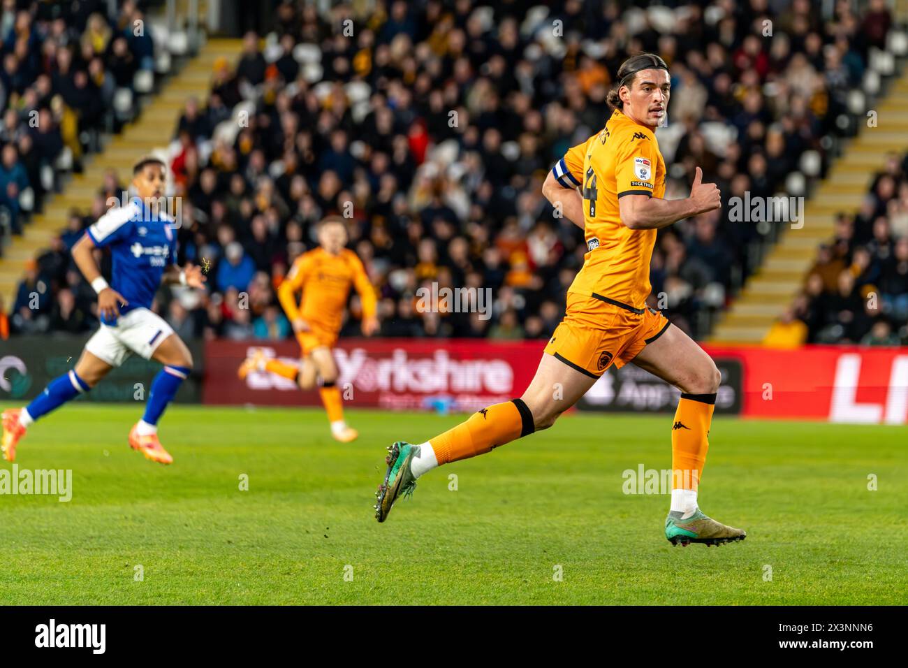 HULL, UK. 27th April 2024. EFL Championship Football League: Hull City ...