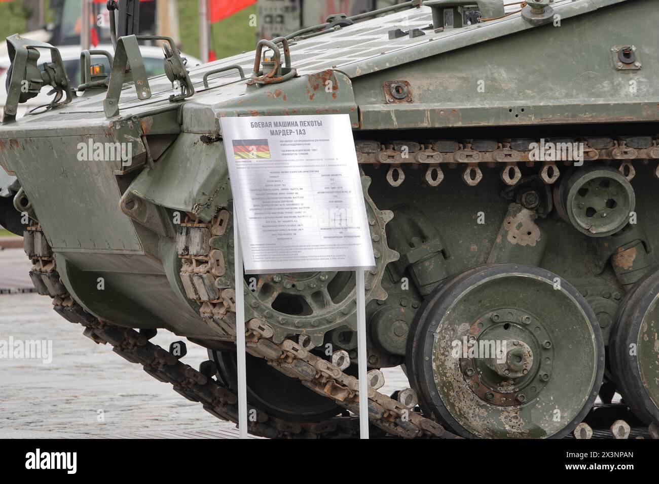 Moskau, Russia. 28th Apr, 2024. A German Marder infantry fighting ...