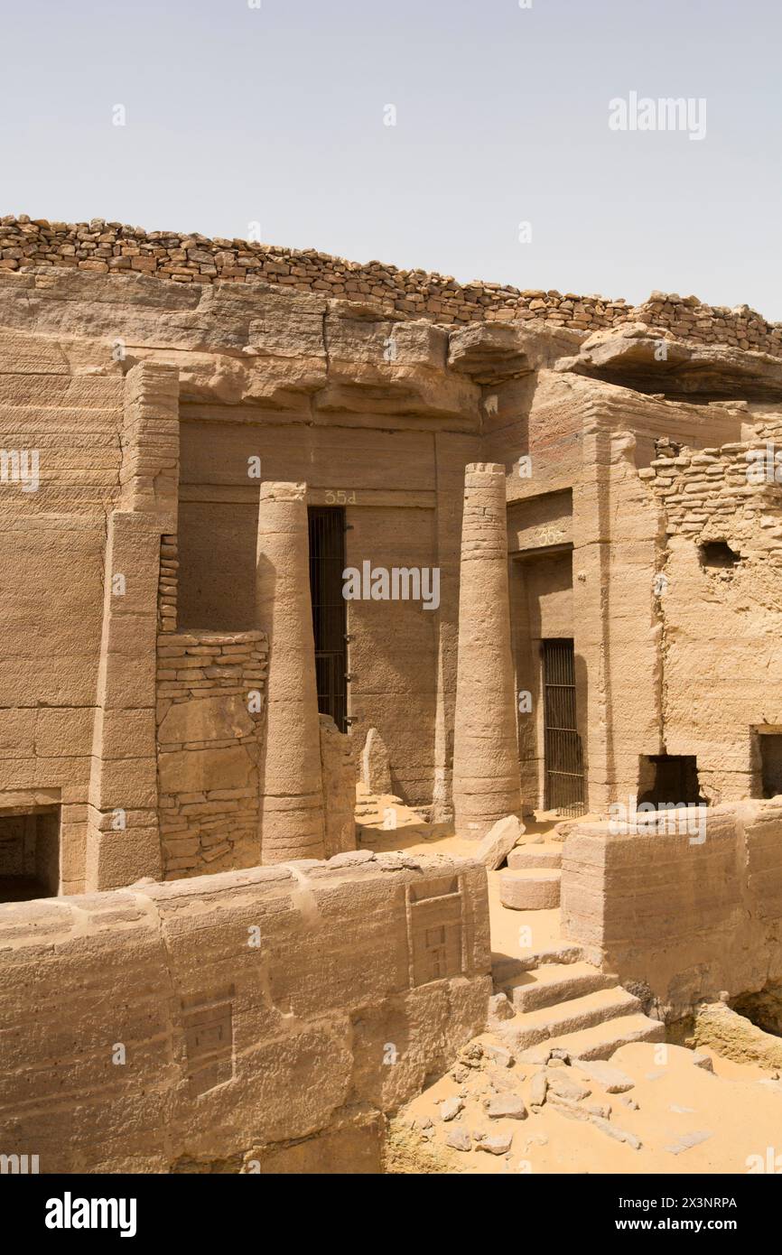 Tombs of the Nobles, Aswan, Egypt Stock Photo - Alamy