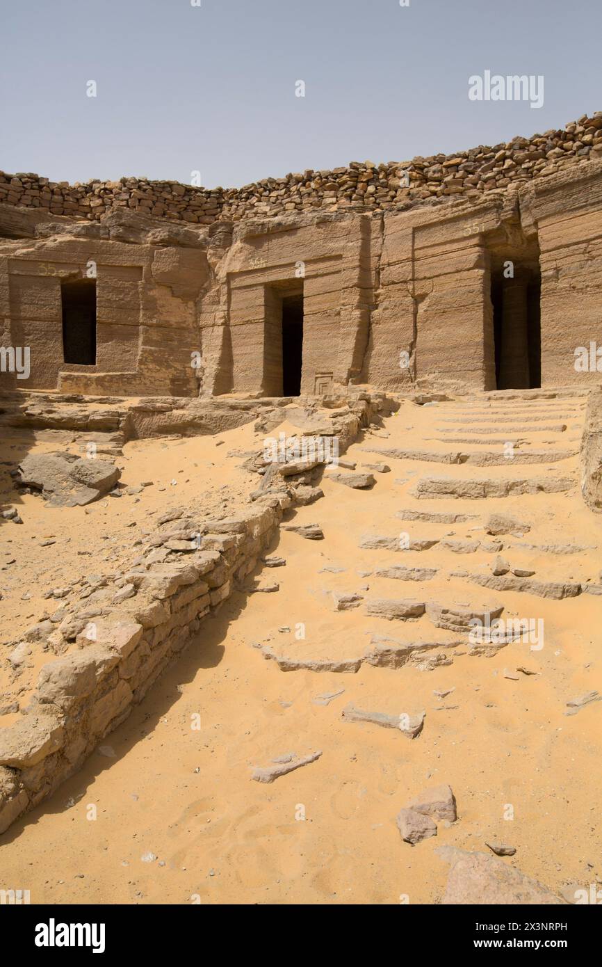 Tombs of the Nobles, Aswan, Egypt Stock Photo - Alamy