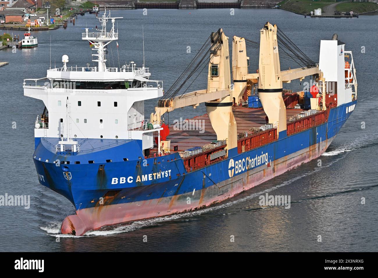 General Cargo Ship BBC AMETHYST Stock Photo - Alamy