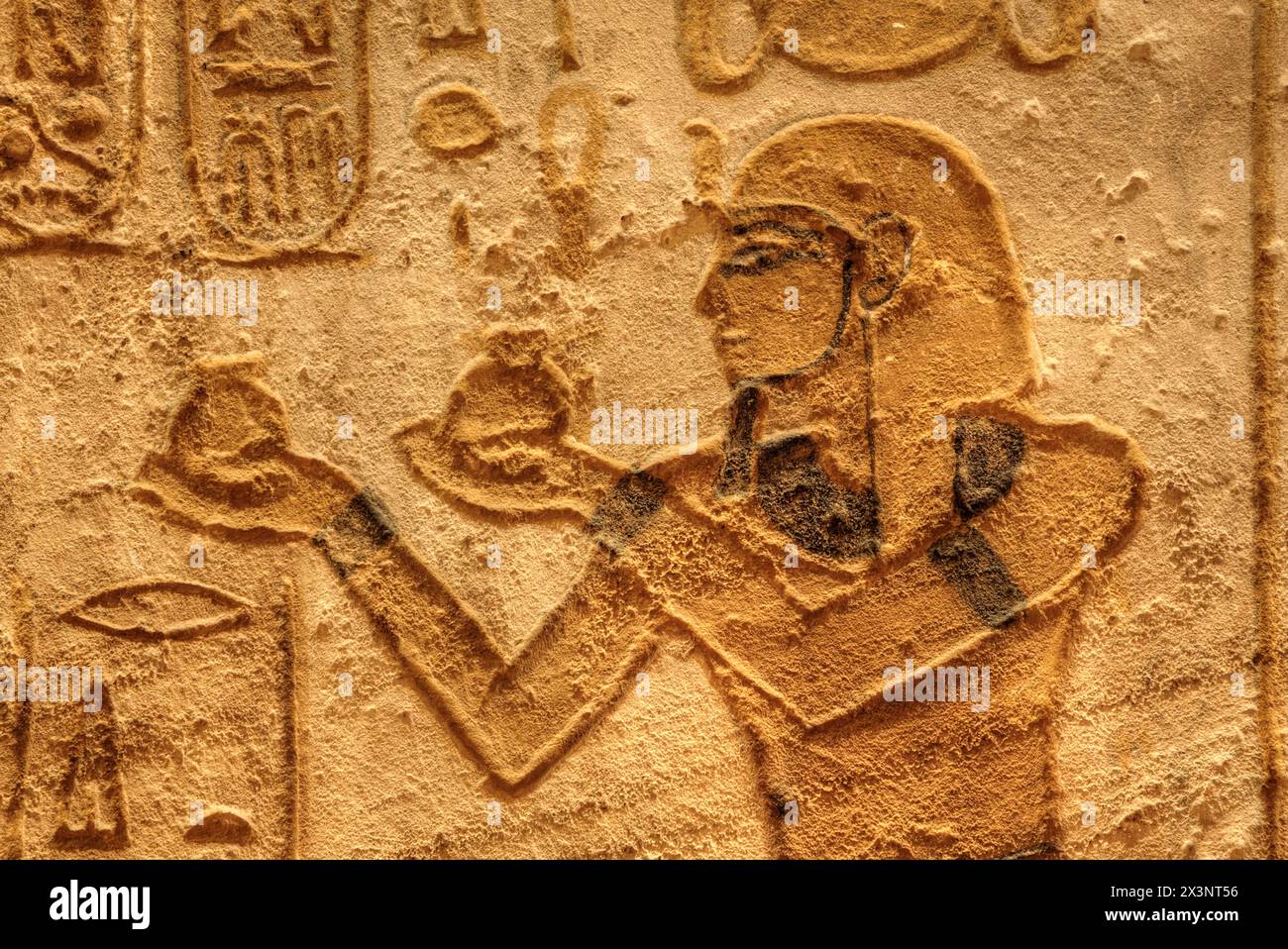 Ramses II, Sunken Relief, Lateral Chamber, Ramses II Temple, UNESCO ...