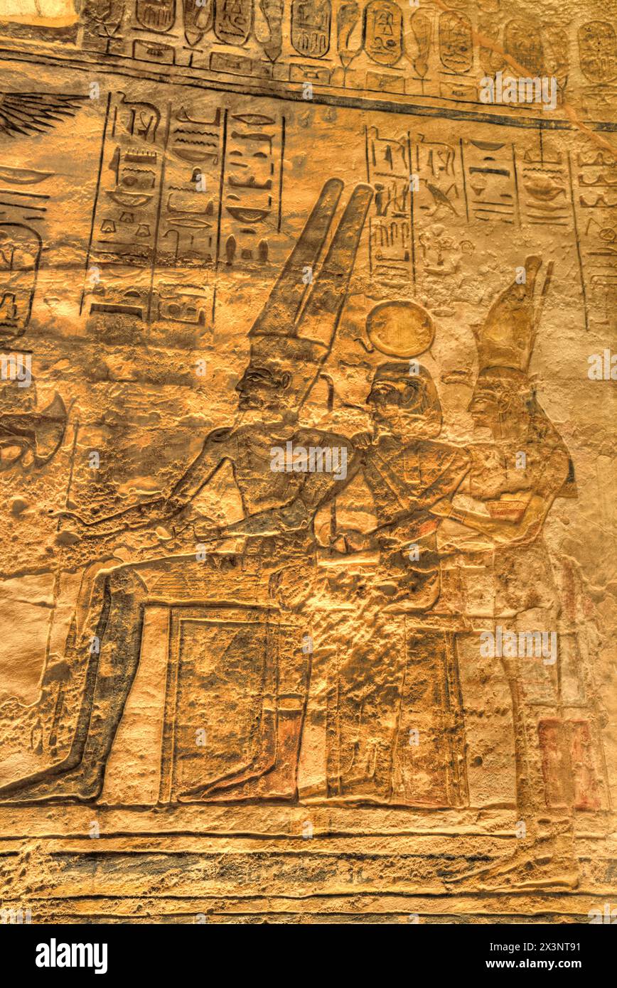 Sunken Relief, Hypostyle Hall, Ramses II Temple, UNESCO World Heritage ...