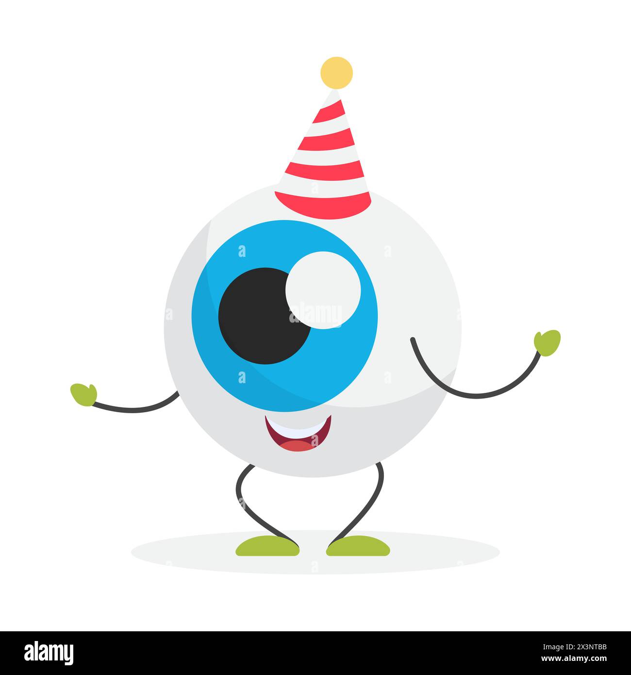 Happy eye illustration Stock Vector Images - Alamy
