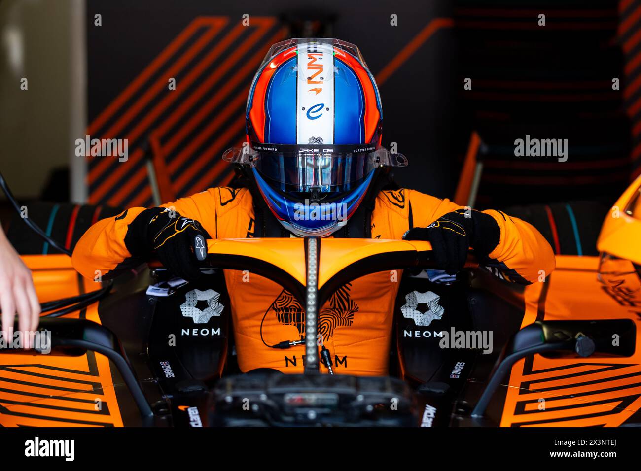 HUGHES Jake (gbr), NEOM McLaren Formula E Team, Nissan e-4ORCE 04, portrait during the 2024 ...