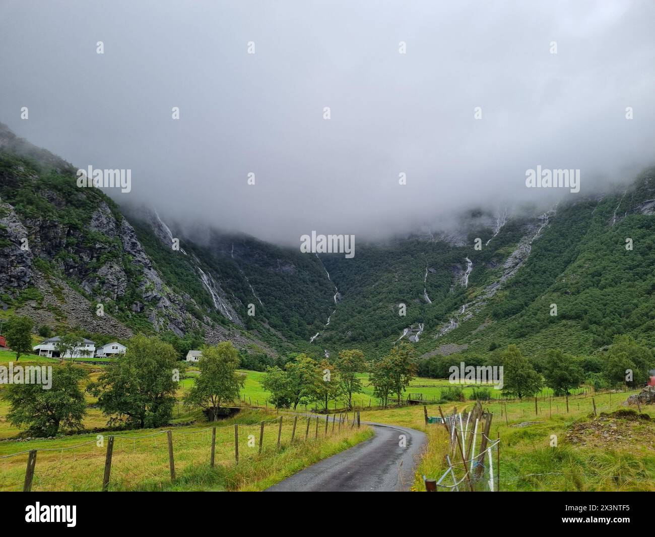 norway during rainy weather Stock Photo - Alamy